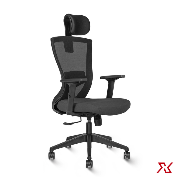 ZINC High Back LX (Black Chair) – Exclusiff Seating Sytems